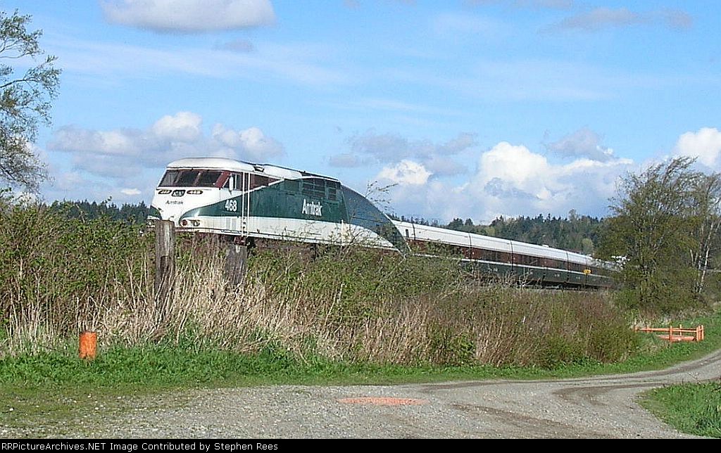 AMTK 468 passing Mud Bay